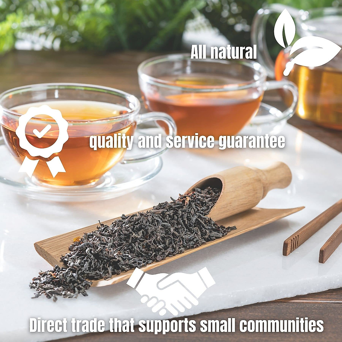 Slofoodgroup Ceylon Black Tea - Loose Leaf Black Tea from Sri Lanka - Pekoe Grade Tea Leaf (8 OZ)…
