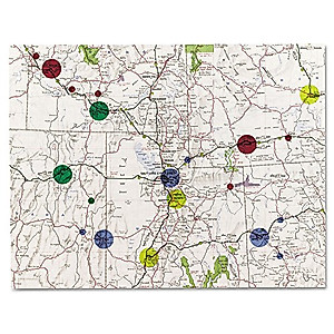 Avery 05473 Removable See-Thru Dots, 3/4-Inch Round, Assorted Colors, 1015/Pack