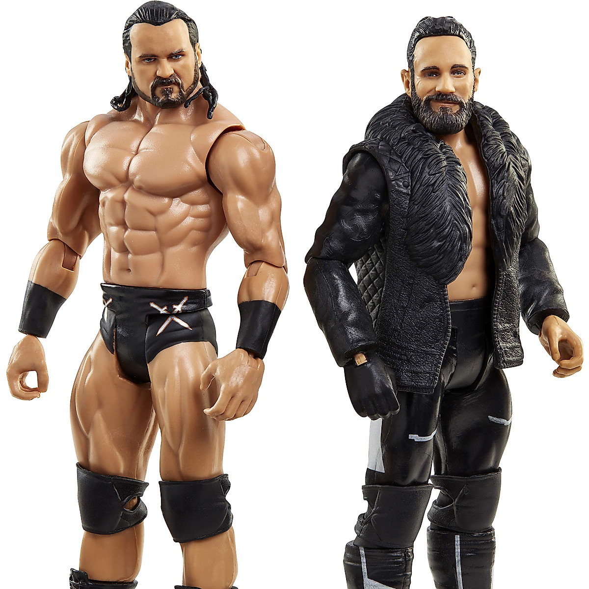 WWE Seth Rollins vs Drew McIntyre Championship Showdown 2-Pack 6-in / 15.24-cm Action Figures High Flyers Battle Pack for Ages 6 Years Old & Up