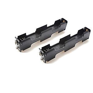 Corpco 4 x AA Battery Holder with Standard snap Connector 6V Output Type BH342 2 Pack