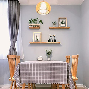 FISHFRUIT 36-in Floating Shelf, Wall-Mounted Wall Shelf, Picture Ledge, 3-Piece of The Same Size for Home Decoration, Bedrooms, Office, Living Room