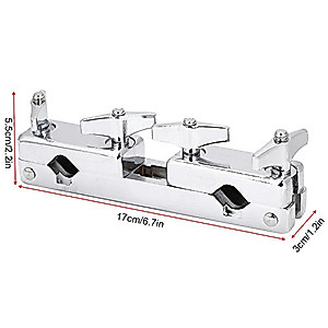 Cowbell Mounting Bracket, Drum Cowbell Mounting Percussion Bracket Cowbell Clamp Mount Cowbell Mount Cowbell Mount Cowbell For Drum Set Bass Drum Cowbell Mount