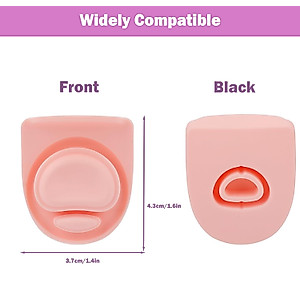 Gelecek 4pcs Replacement Stopper for Owala FreeSip, Water Bottle Top Lid Replacement Parts Compatible with Owala 19/24/32/40oz, BPA-Free Silicone Seal Bottle Cap Mouth Stopper Gasket, Pink