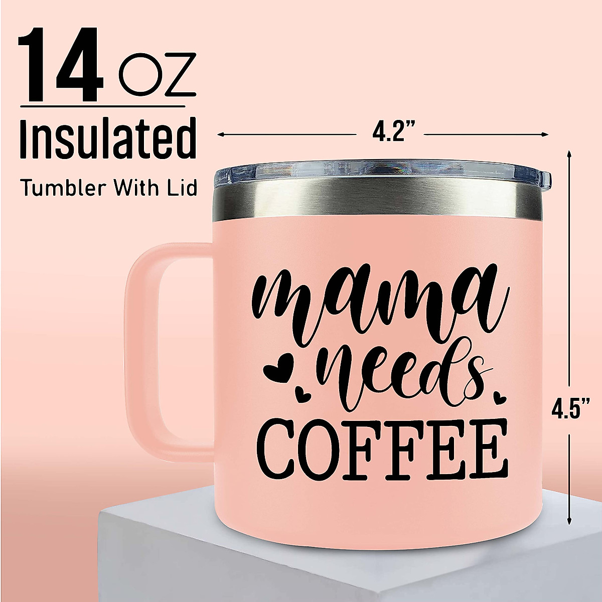 Christmas Gifts for Mom from Daughter, Son - Gifts for Mom from Daughter, Son - Mom Christmas Gifts Ideas - Mom Gifts from Daughter, Son - Mom Birthday Gifts for Mom, Mother Gifts - Mom Mug 14Oz