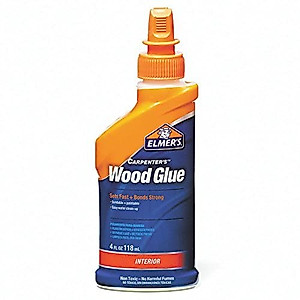 Elmer's Products E7000 Carpenters Wood Glue, 4 Fl oz, Yellow, 4 Fl oz