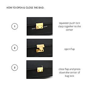 Scarleton Crossbody Bags for Women, Purses for Women, Lightweight Shoulder Bag, Casual Crossbody Bag, H207801 - Black