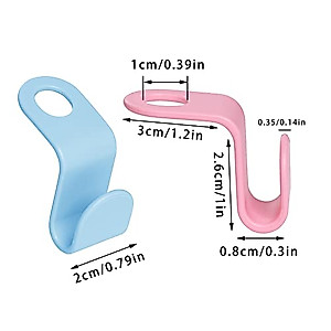 48Pcs Clothes Hanger Connector Hooks, Cascading Hangers Hooks Space Saving Organizer for Closet, 4 Colors