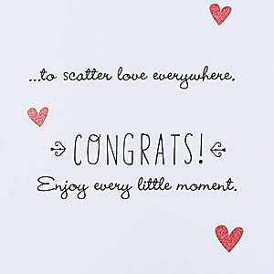 Hallmark Baby Shower Card for Baby Girl (Pink Elephant)