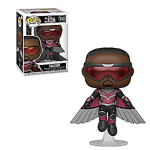 POP Marvel: Falcon and The Winter Soldier - Falcon (Flying) Funko Pop! Vinyl Figure (Bundled with Compatible Pop Box Protector Case) Multicolor 3.75 inches