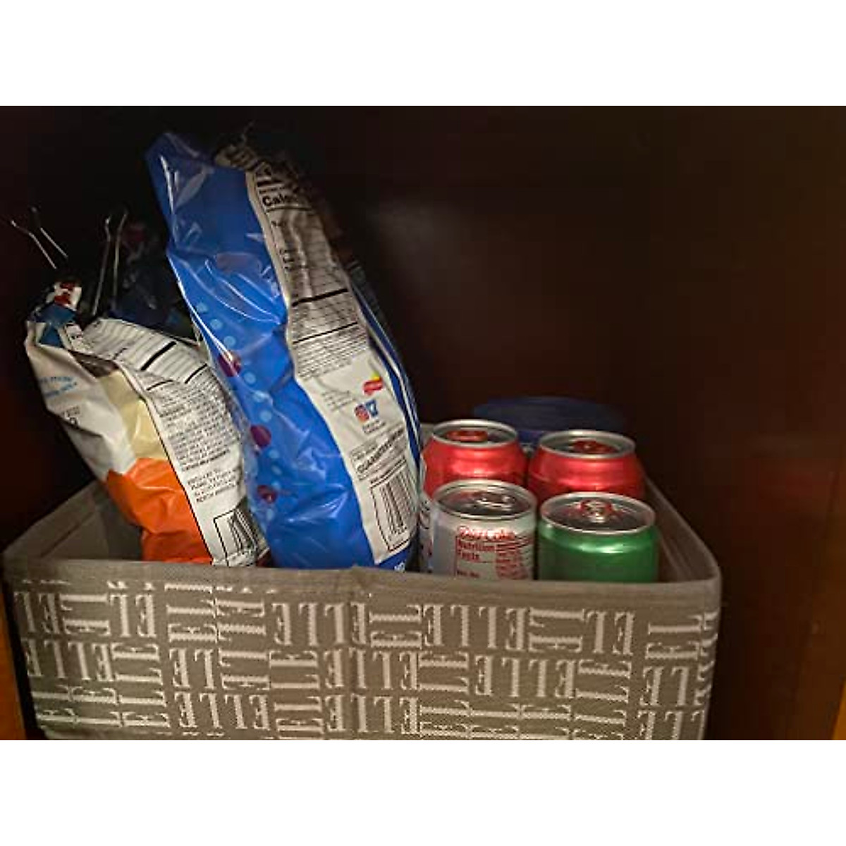 Elle Decor Heavy Duty-Adjustable 12 Grid Dresser Drawer and Closet Organizer- Ideal for Bedroom and Living Room- Storage Cube for Clothes and Accessories