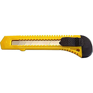 24 Box Cutter Utility Knife Tool with Retractable Snap off Razor Blade 6 Blue 6 Yellow 6 Red 6 Green