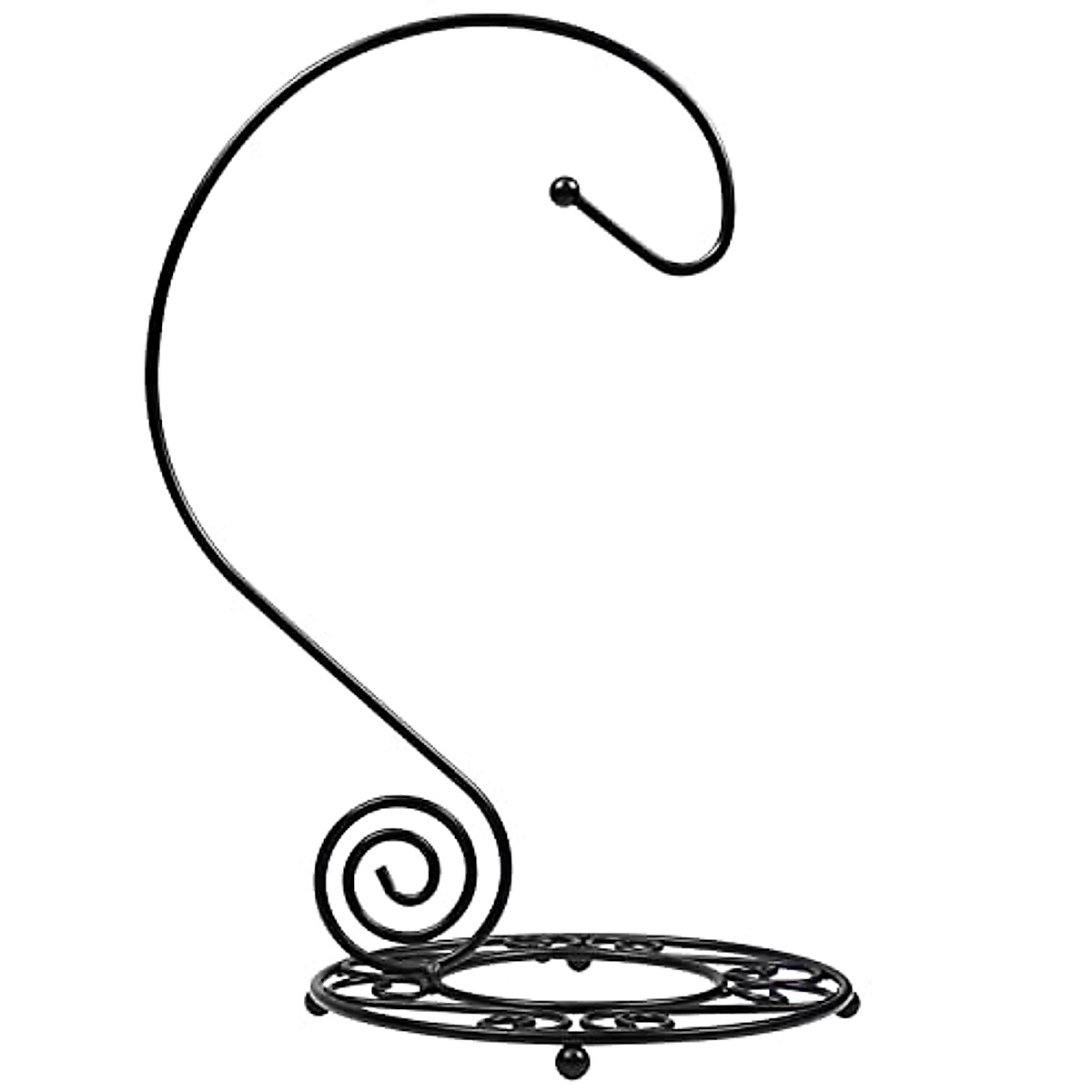 Blue Donuts Banana Hanger Farmhouse Banana Holder Tree Stand Hook for Kitchen Countertop, Kitchen Accessories, Black Banana Stand