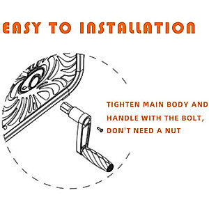 Giraffe Tools SW5 Metal Hose Reel Box, Heavy Duty Garden Hose Storage Reel Hideaway, Crank Handle, 150ft 5/8" Hose Capacity, Green