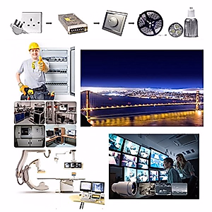 JoyNano 240W Switching Power Supply 12V 20A AC-DC Converter Transformer for CCTV Surveillance LED Display Industrial Automation Stepper Motor and More [Upgraded Version]