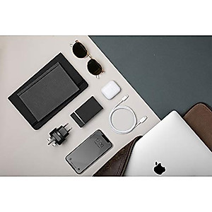 Native Union Smart Hub PD 45W – Power Delivery Enabled Fast-Charging 3-Port USB-A & USB-C Wall Charger – Compact Design with Dust-Repellent Silicone, Foldable Pins & Includes Travel Adapters (Slate)