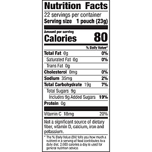 Minions Fruit Flavored Snacks, Treat Pouches, Value Pack, 22 ct