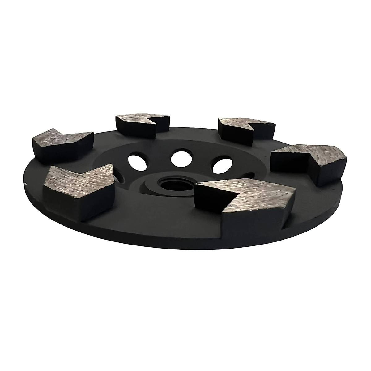 5” Diamond Grinding Cup Wheel Arrow Diamond Segment for Concrete Epoxy Glue Mastic Paint and Coating Removal 5/8-11” Thread