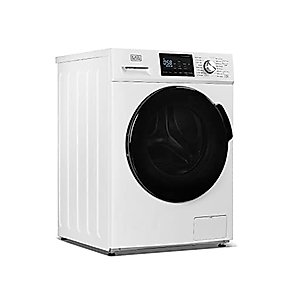 BLACK+DECKER Front Load Washer, 2.7 Cu. Ft. Compact Washing Machine with LED Display & 16 Cycles