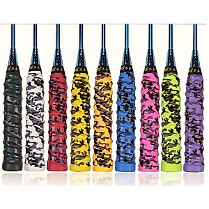 Abovehill Tennis Racket Grip Tape Keel Design Camouflage Non-Slip for Tennis Racket Badminton Racket Baseball Bat Bicycle Grip Fishing Rod Grip 9-Pack