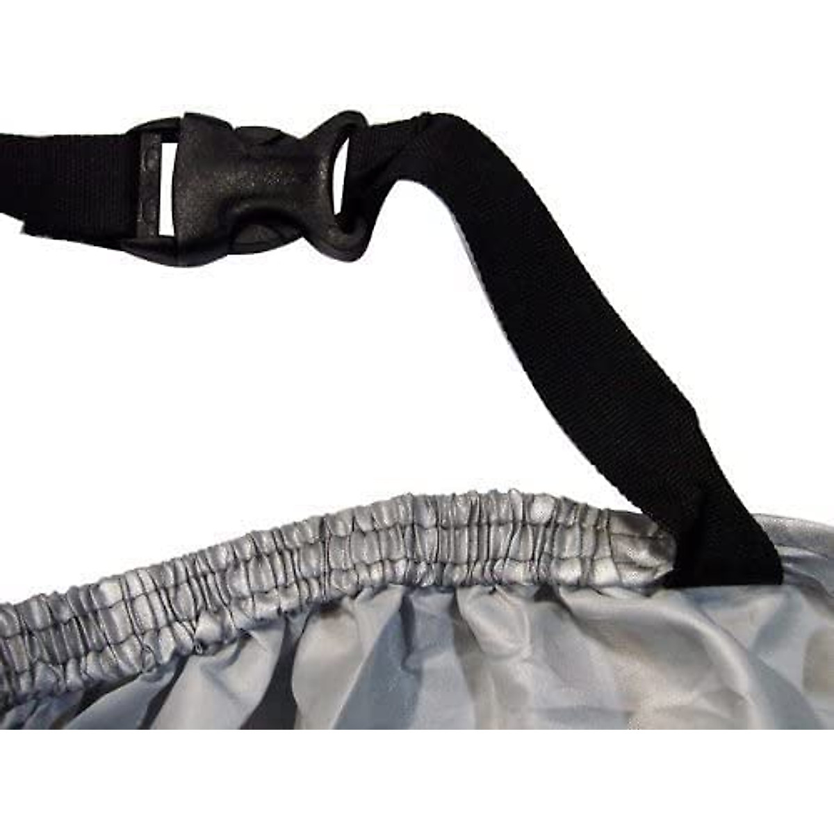 XYZCTEM All Season Black Waterproof Sun Motorcycle Cover,Fits up to 108" Motors (XX Large & Lockholes)