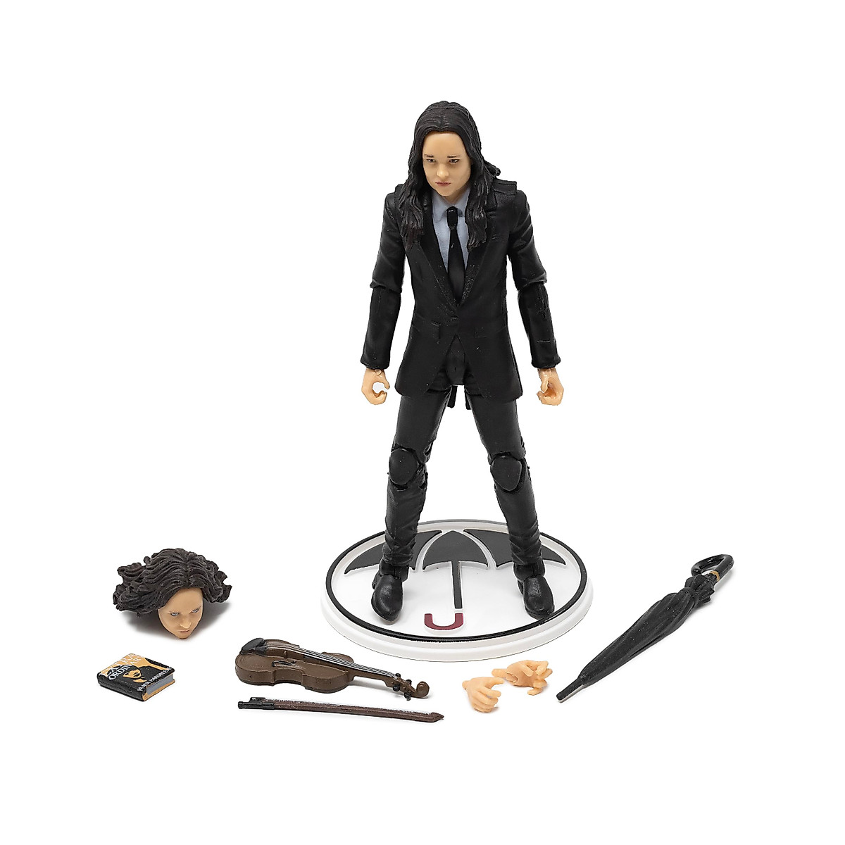 Boss Fight Studio Umbrella Academy Vanya Hargreeves, Number Seven Action Figure – H.A.C.K.S., Highly Articulated Collectible & Customizable Figurine with Interchangeable Parts & Accessories – 1:18
