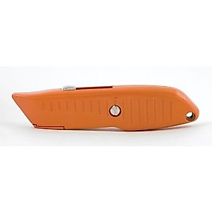 Lutz 30182#82 Safety Nose Retractable Blade Utility Knife - Orange (82-OR)