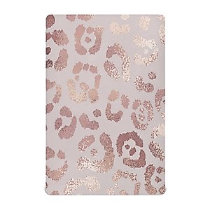 Blueangle Golden Leopard Print Crib Sheets, Ultra Stretch Baby Crib Sheet for Boys Girls, Snug Fitted Toddler Bedding Crib Mattress Sheet（372）