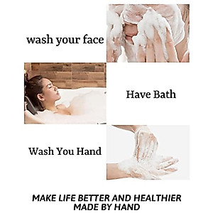 Infinix Beauty 3PCS 1LB 100% Natural African Black Soap with Shea Butter and Pure Honey for Dark Spot Smoother