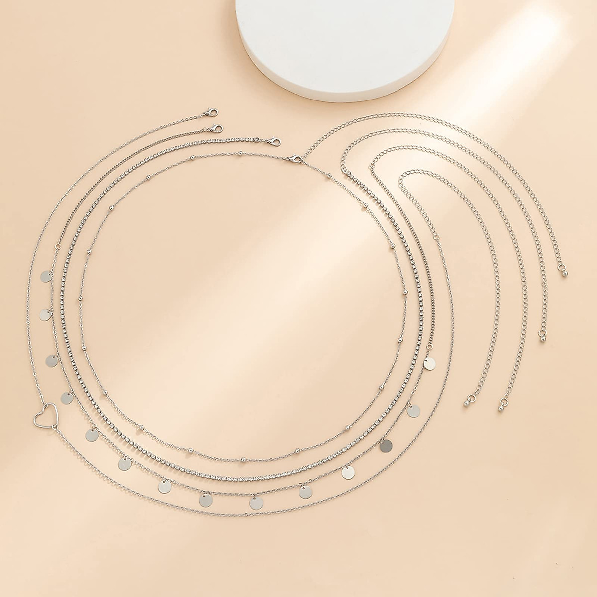 Gold Waist Chain Layered Belly Chain Dainty Boho Body Chain Jewelry for Women Snake Belly Chains Summer Outfits for Women Body Jewelry Gifts