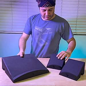 Soundrise PAD STAND 11in x 12in Large Top Plate for Midi Controllers Drum Machines Mixers for Akai MPC Ableton Push 20° Angle (1 X Pad Stand)