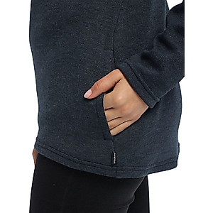 Burton Womens Ellmore Pullover, True Black Heather New, X-Small