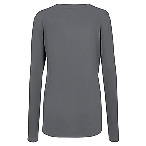Mizuno Women's Standard Long Sleeve Attack Tee, Quiet Shade, Medium