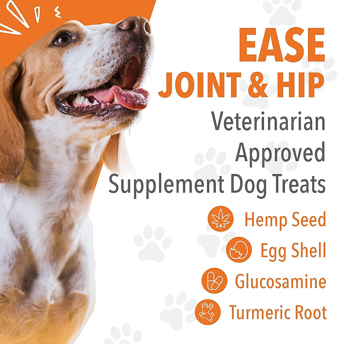 Green Gruff Dog Hip & Joint Supplement - Organic Dog Arthritis Supplement w/Glucosamine, MSM, Turmeric - Made in USA - Joint Mobility, Reduced Inflammation, Arthritis Pain Relief for Dogs - 90 Chews
