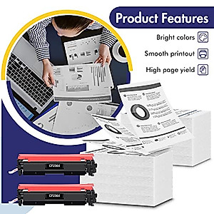 30X CF230X Toner Cartridge Black 2-Pack Compatible Replacement for HP 30X Black High Yield Toner Cartridge CF230X for HP Pro MFP M227fdw M203dw M227fdn M203dn M227sdn M203d M227 M203 Series Printer
