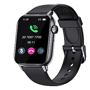 GT HITGX Smart Watch 1.72" Fitness Tracker Smart Watches for Women with Voice Control 300mAh Smartwatch 100+ Sports Modes Watch Pedometer for iphone Android Phones watch (Answer/Calls)