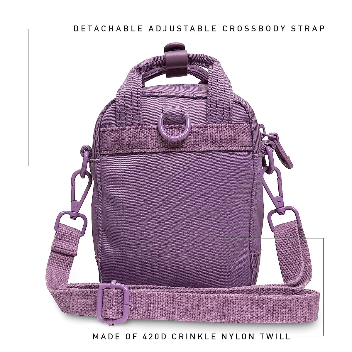 Doughnut Macaroon Tiny Sky Series 1L Women Girl Casual Crossbody Cell Phone Bag Purse Handbag (Sunset)