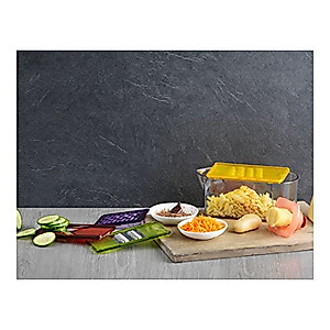 Kuhn Rikon Box Mandolin and Grater, 9.5", Multicolored