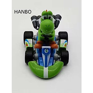 HANBO 3 pcs Bigger Super Star Mari Bros Kart Pull Back Cars