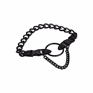 Killstar Insertion Chain Choker Chunky Black Metal Chain Necklace