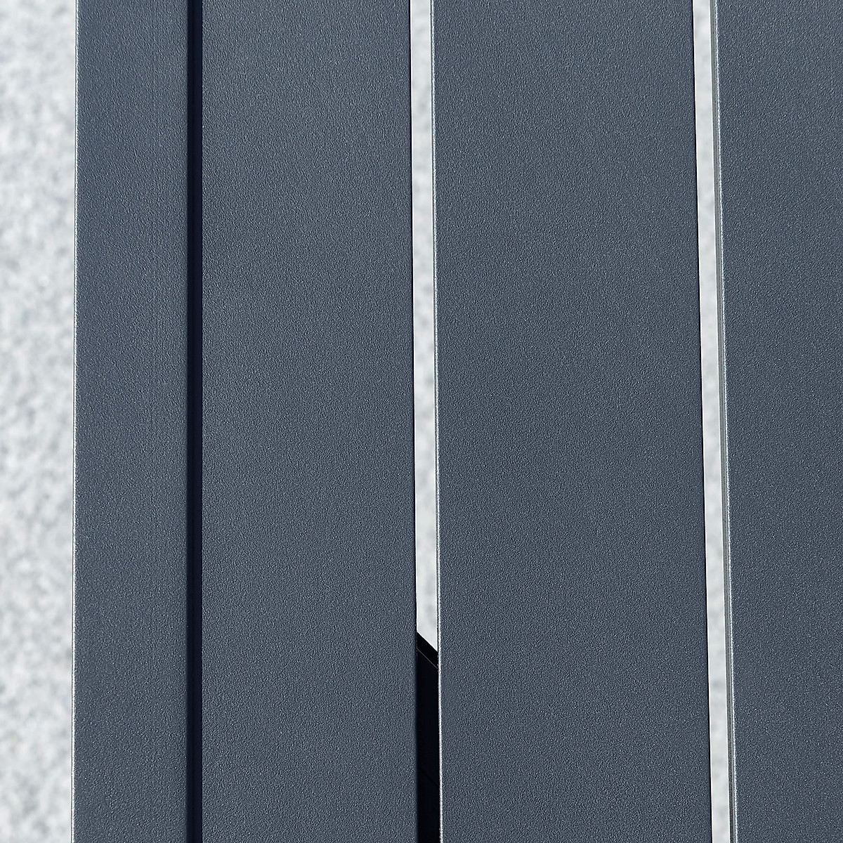 Outsunny 4 Piece Patio Furniture Set, Aluminum Conversation Set, Outdoor Garden Sofa Set with Armchairs, Loveseat, Center Coffee Table and Cushions, Dark Grey