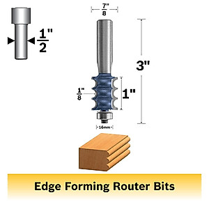 BOSCH 84611M 1/8 In. x 1 In. Carbide Tipped Multi Bead/Reed Bit