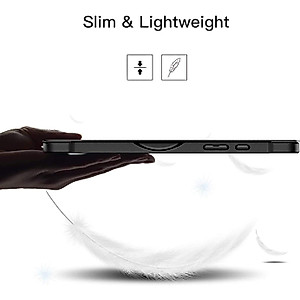 ZtotopCase Case for Samsung Galaxy Tab A7 10.4 Inch 2020 (SM-T500/T505/T507), Ultra-Thin and Lightweight Smart PU case with Automatic Sleep/Wake Function, case for Samsung Galaxy Table A7, Black