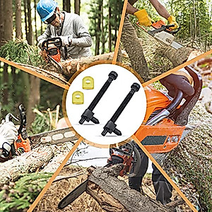 HAISHINE Pack of 2 Chain Adjuster Tensioner Screw for Husqvarna 42 44 50 51 55 Rancher 234 238 242 246 133 444 Chainsaw 501537101, 501 54 63 01