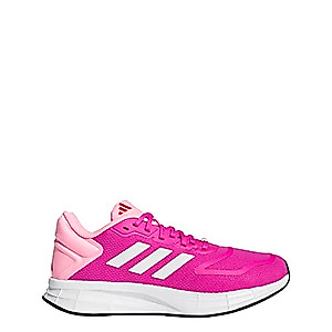 adidas Women's Duramo SL 2.0 Sneaker, Lucid Fuchsia/White/Beam Pink, 12.5