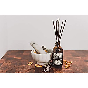 BROKEN TOP Natural Reed Diffuser Set. Citrus & Oakmoss. Reed Diffusers for Bedroom, Living Room, Office. Long Lasting Fragrance Diffuser. No Parabens & Phthalates - Citrus Herbed Tonic, 3.5 fl.oz