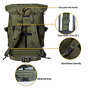 MT Military Alice Pack Army Survival Combat ALICE Rucksack Backpack