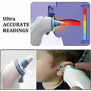 400 Pack Ear Thermometer Probe Covers, Disposable Refill Lens Filters Caps Compatible for All B raun Models Digital Thermometers Sleeve