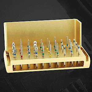 Acxico 30Pcs Diamond High SpeedDrill for Polishing Ceramic Composite