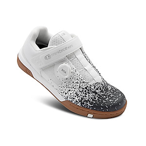 Crankbrothers Mallet BOA Splatter Mens Clip-in MTB Mountain Bike Shoes White 8.5 USA