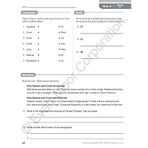 Evan-Moor Daily Fundamentals, Grade 4